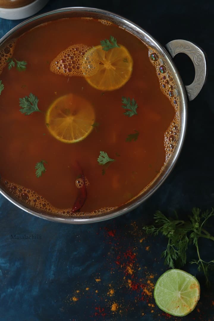 Lemon Rasam Recipe | Elumichai Rasam – Masalachilli